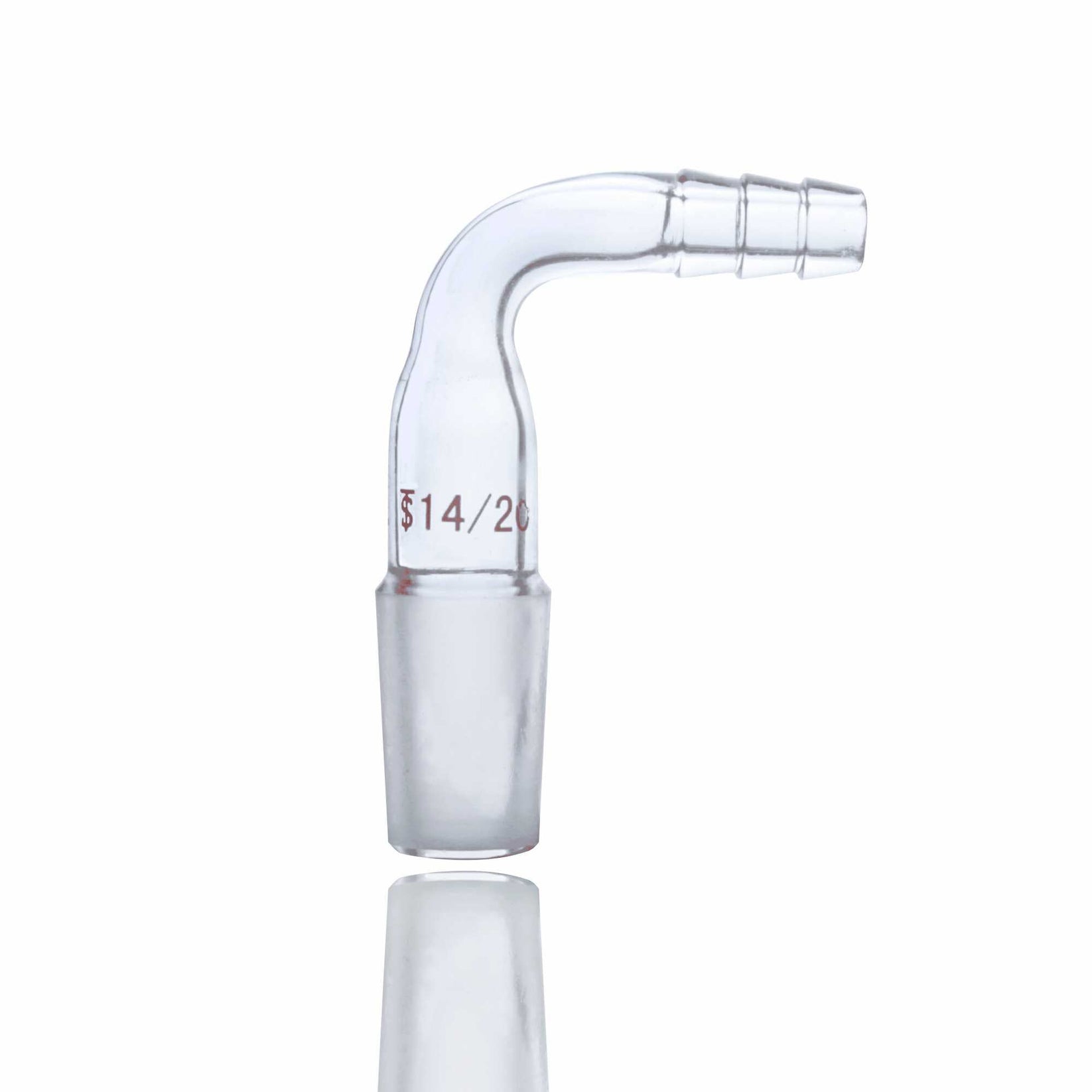 Laboy Glass Inlet Adapter with 90-Degree Bent Hose Connection – Scienmart