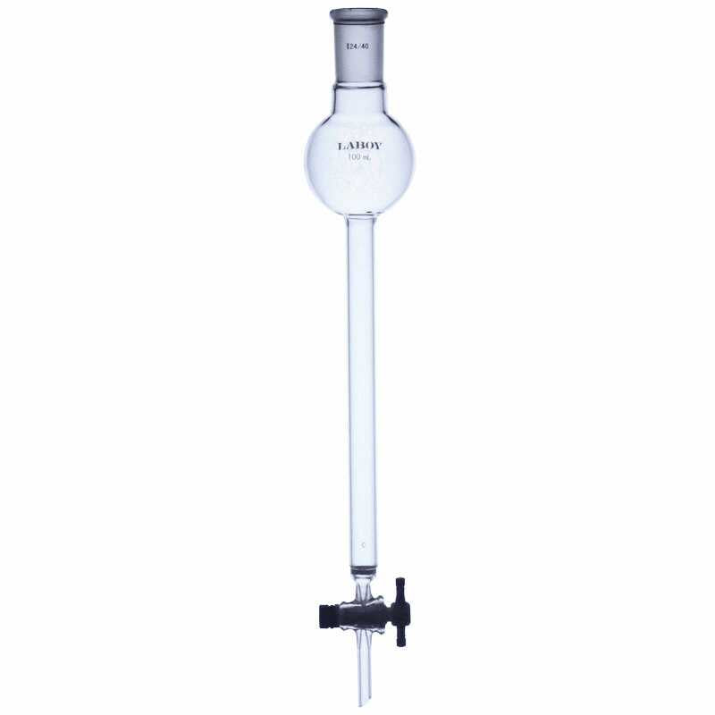 Glass Chromatography Column with Reservoir Fritted Disc and Taper Joint ...