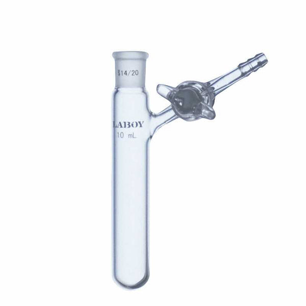 Laboy Glass Schlenk Tube with Standard Outer Joint and Glass Stopcock ...